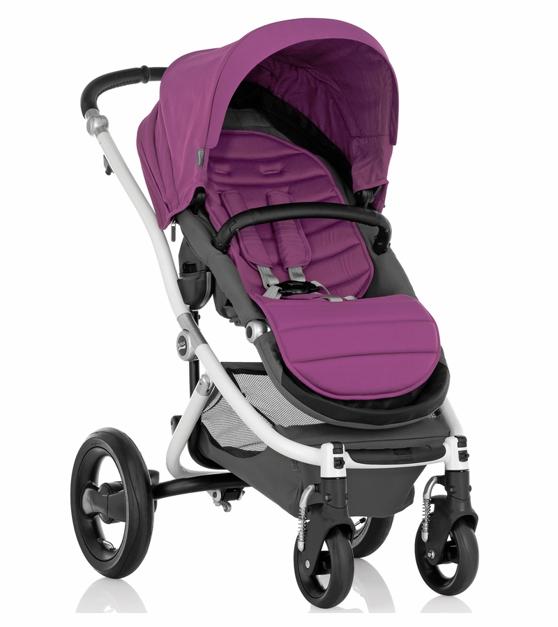 Britax Affinity Complete Stroller, White - Cool Berry