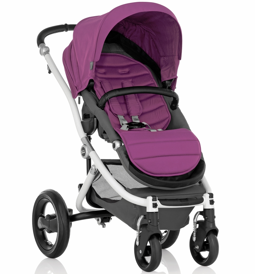 Britax Affinity Complete Stroller, White - Cool Berry
