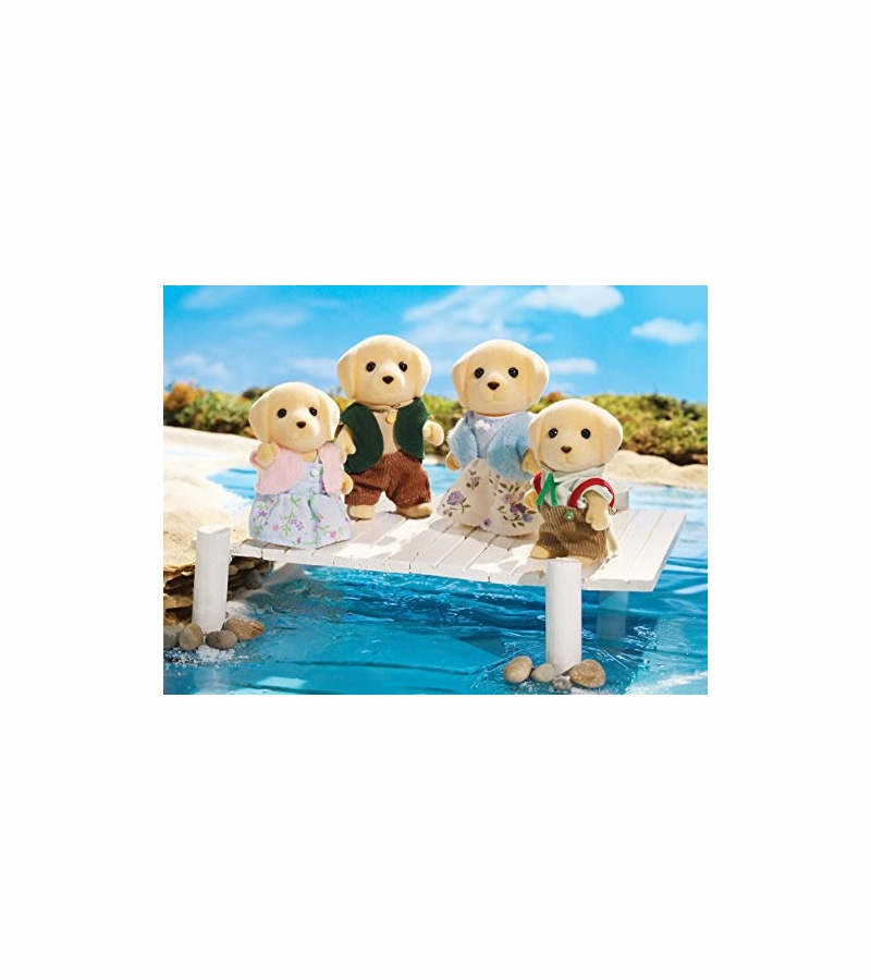 Calico Critters Yellow Labrador Family