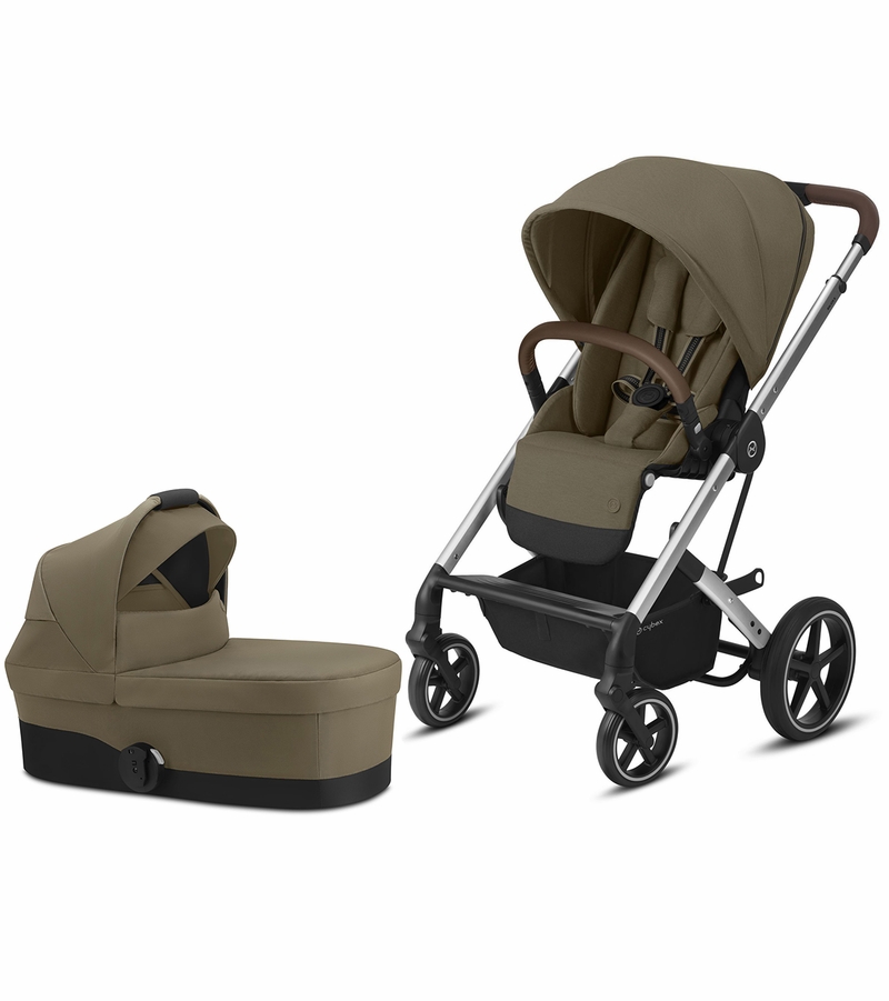 Cybex Balios S Lux Full Size Stroller + Cot S Bassinet Bundle - Classic ...