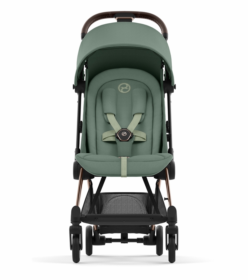 Cybex COYA Compact Stroller - Rose Gold / Leaf Green