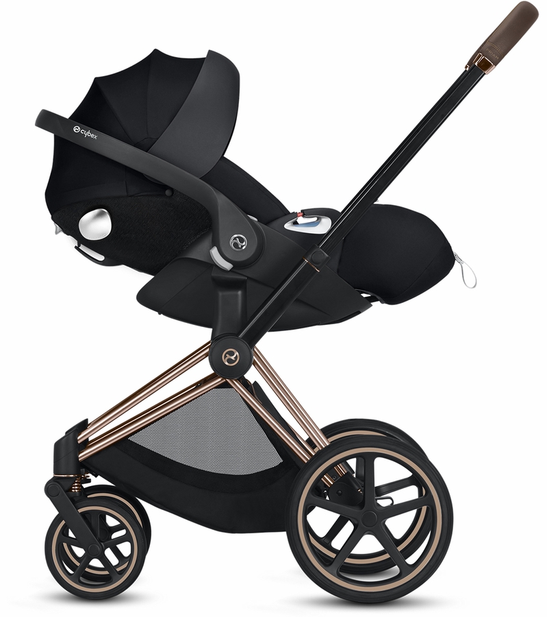 Cybex Priam 3 Complete Stroller - Chrome/Brown/Indigo Blue
