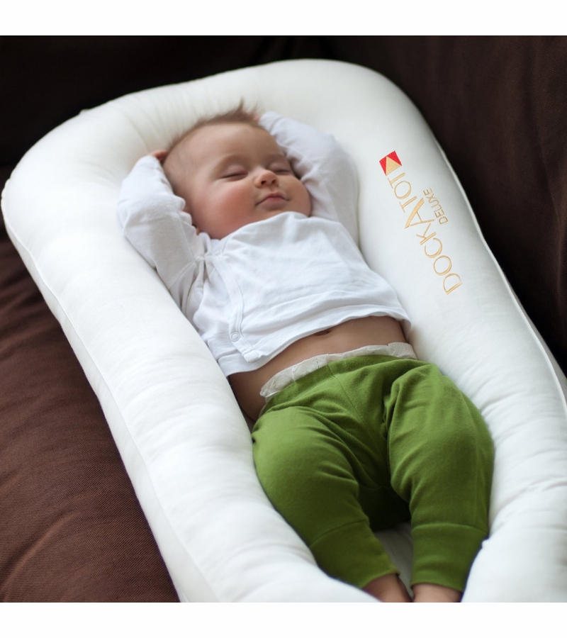 DockATot Deluxe+ Dock Infant Lounger - Silver Lining