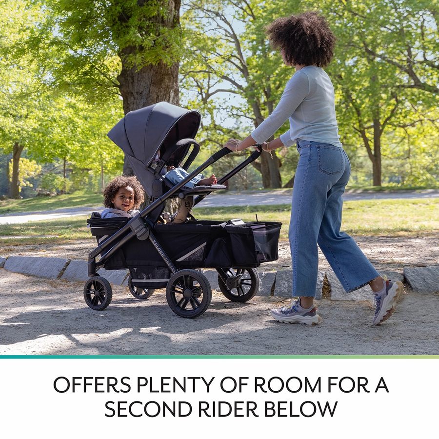 Evenflo Pivot Xplore Stroller Wagon Second Seat - Windsor Gray