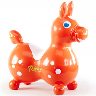 Gymnic Rody Inflatable Hopping Ride-On Horse - Orange