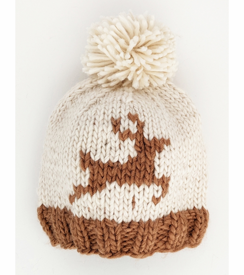 Huggalugs Oh Deer Beanie Hat - Medium (6-24 months)