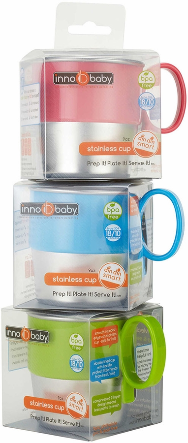 Innobaby Din Din Stainless Cup - Pink