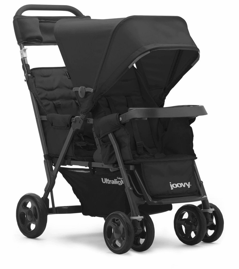 Joovy Caboose Too Ultralight Sit And Stand Tandem Double Stroller - Graphite / Black