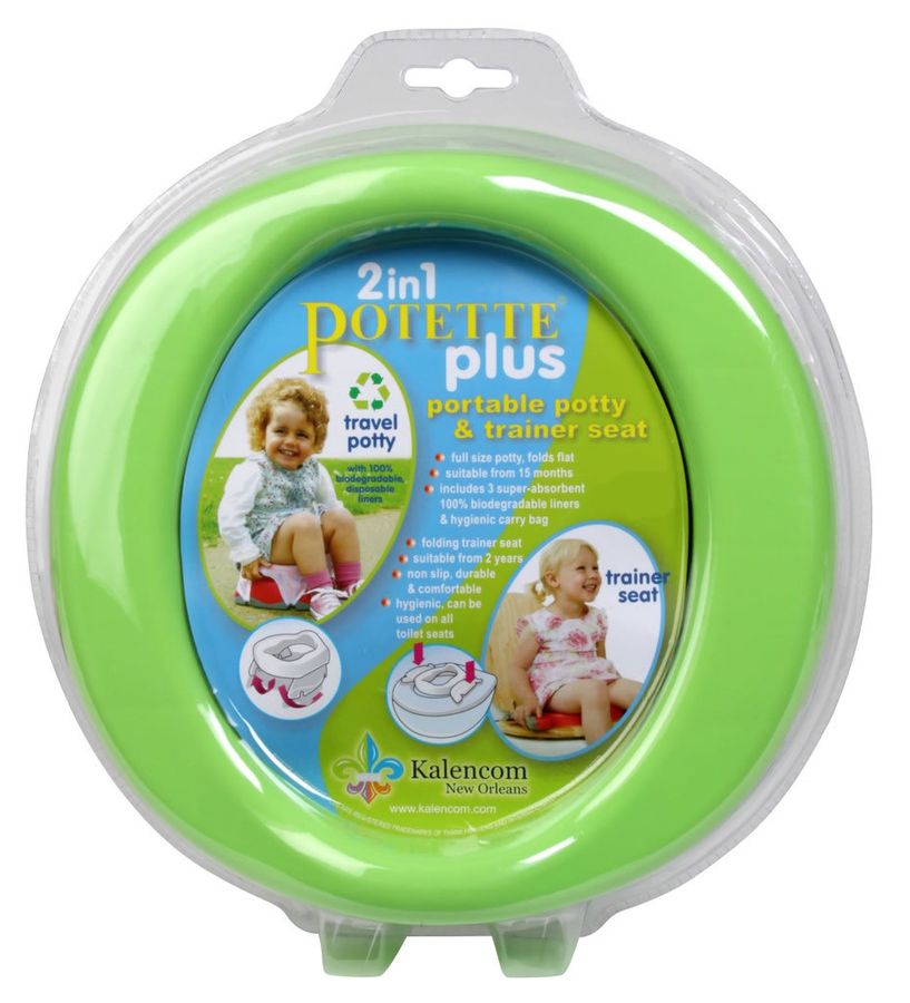 Kalencom Potette Plus 2 in 1 On The Go Potty in Green