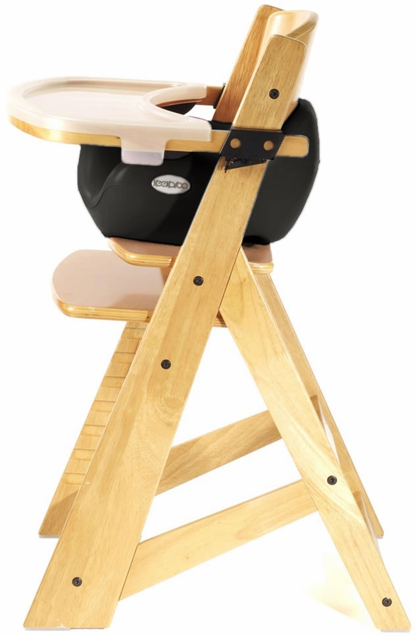 Keekaroo Height Right High Chair & Infant Insert - Natural / Black