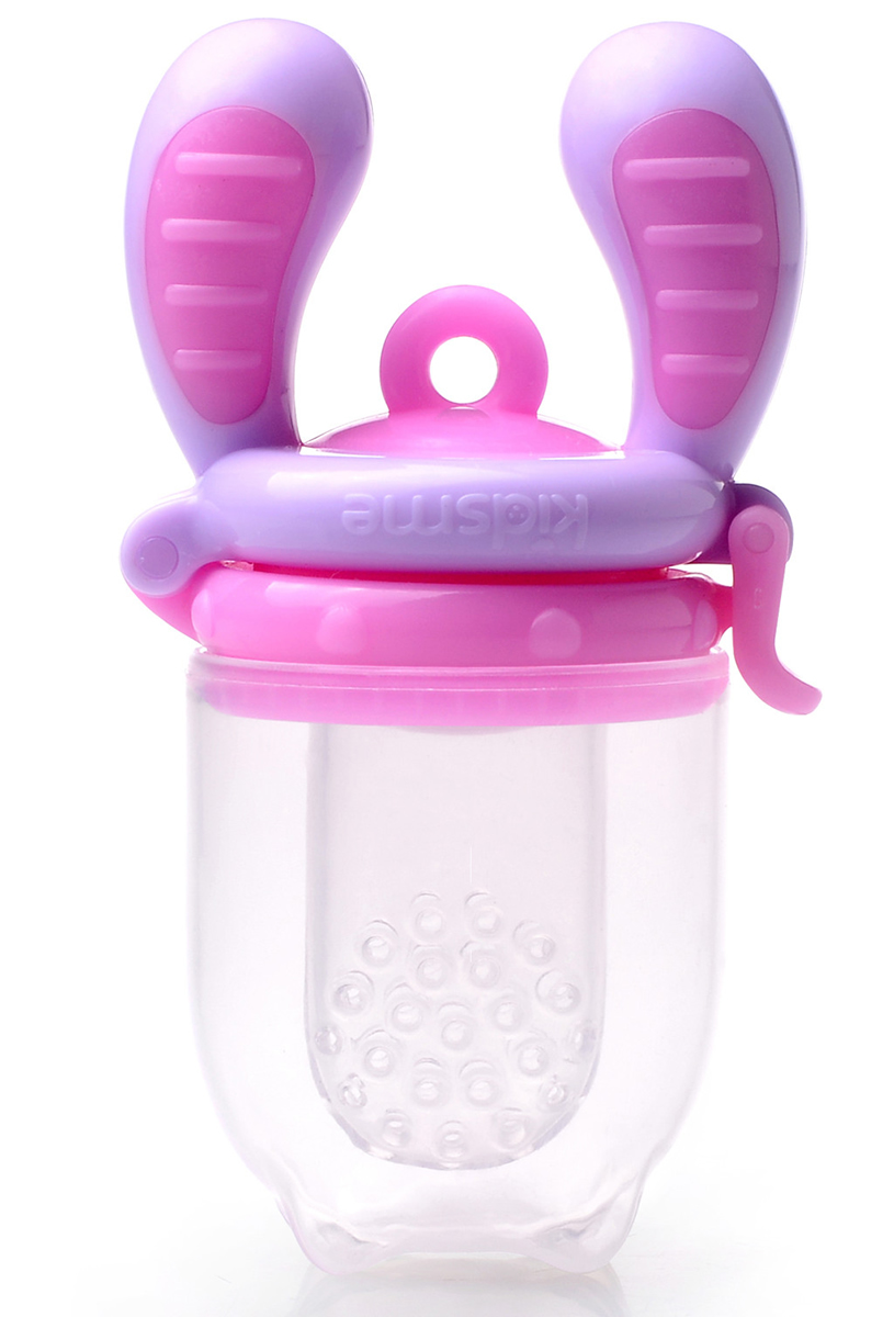 Kidsme Food Feeder, Medium (4+ Months) - Purple/Pink