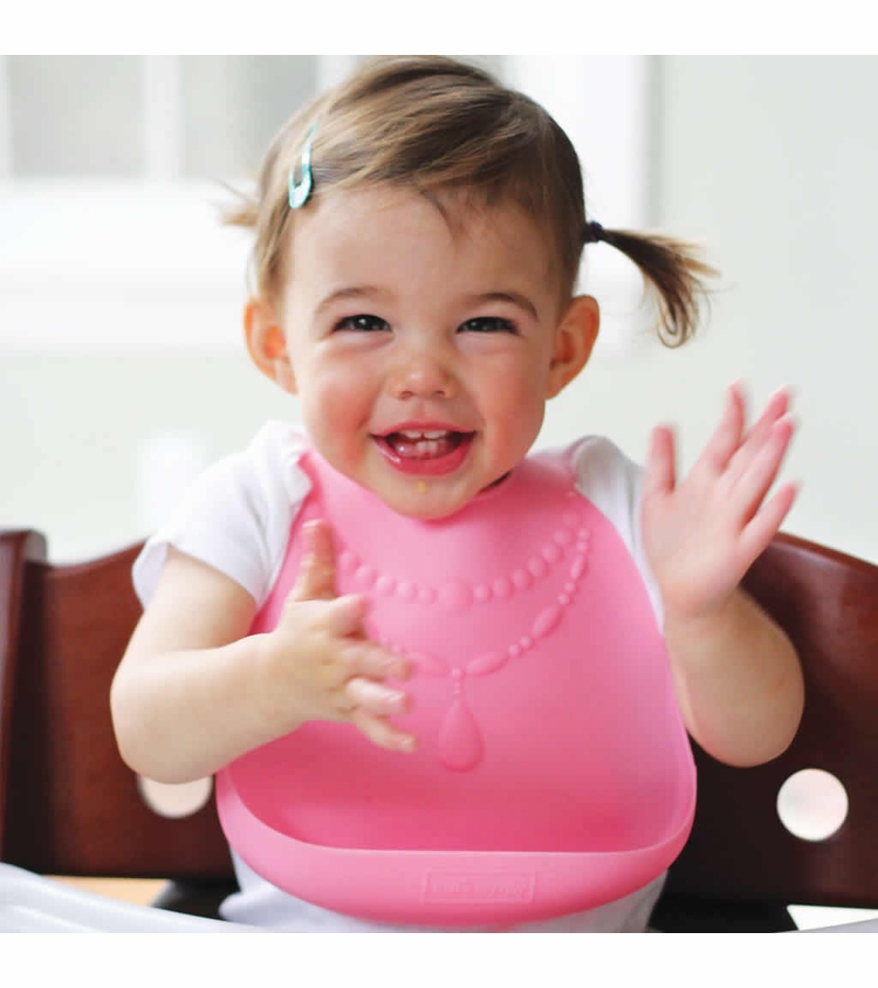 Make My Day Baby Bib - Pretty in Pink