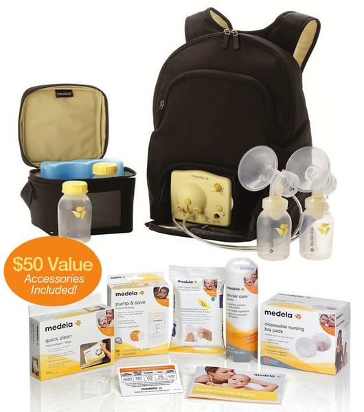 Medela Pump In Style Advanced Backpack Solution Set + Free Accessory Set