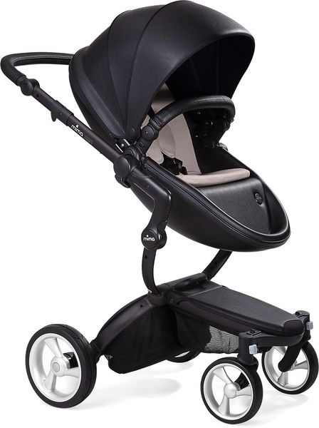 Mima Xari Complete Stroller, Black - Black / Stone White