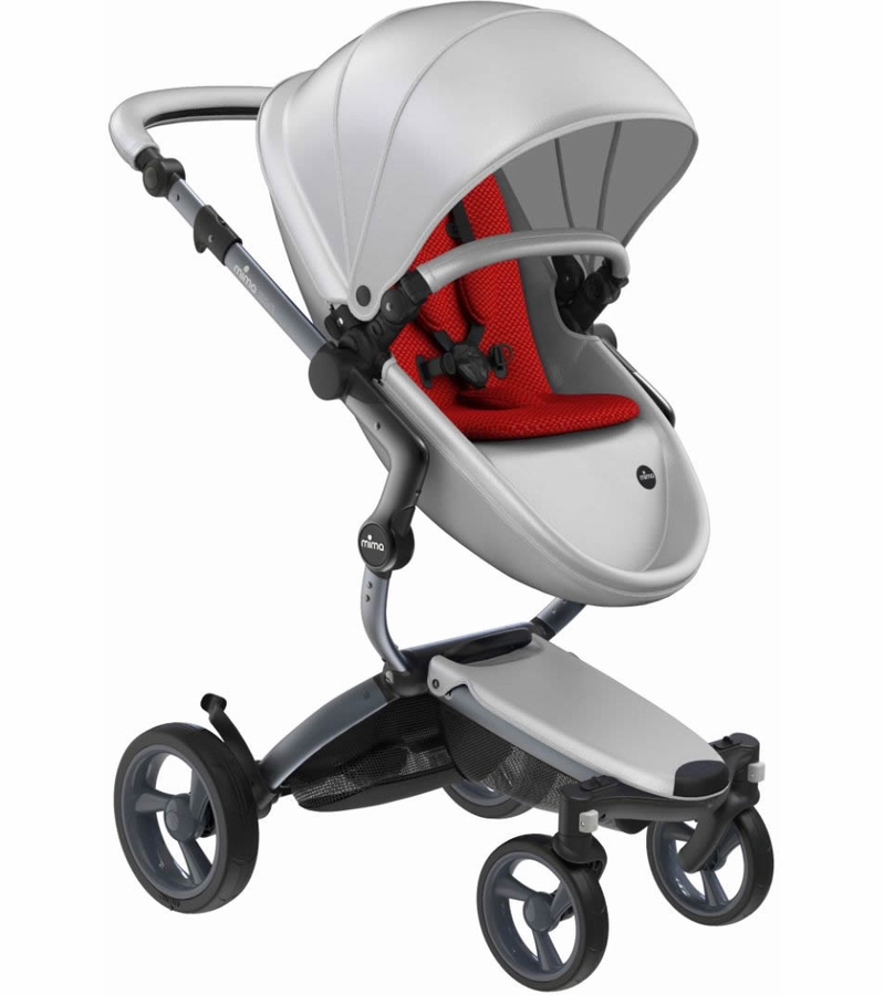 Mima Xari Complete Stroller, Graphite - Argento / Ruby Red