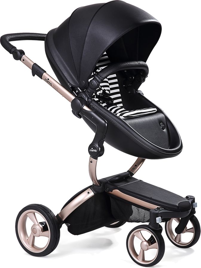 Mima G4 Xari Complete Stroller Bundle - Rose Gold - Black / Black ...