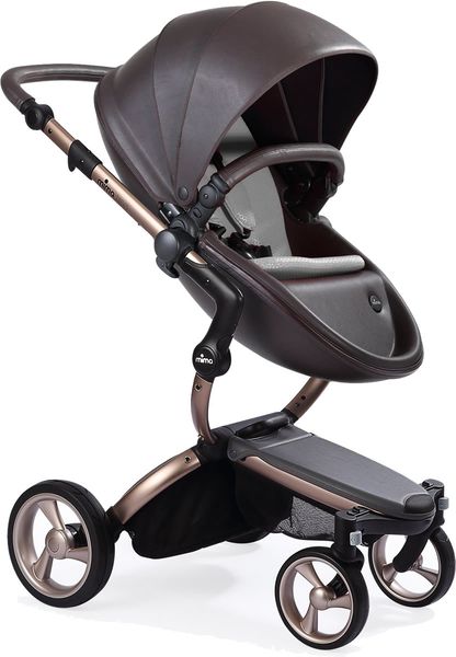 Mima 2019 Xari Complete Stroller, Rose Gold - Chocolate Brown / Stone White