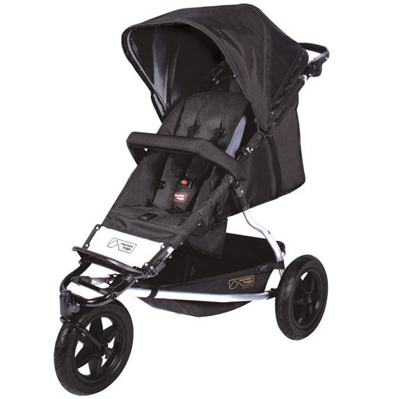 Mountain Buggy Plus One Buggy In Black Mountain Buggy Plus One Buggy In Black