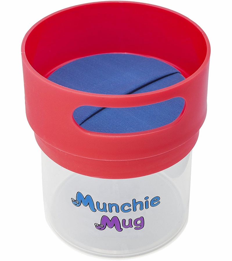 Munchie Mug Snack Cup, 12 oz - Red
