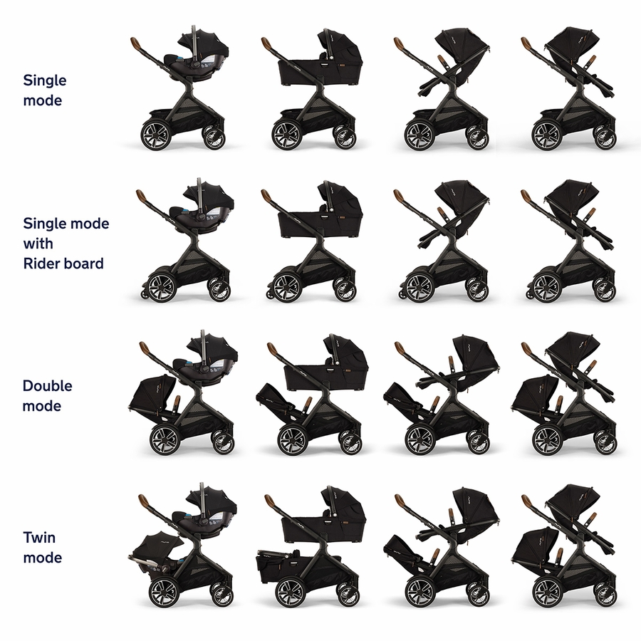 Nuna DEMI Next Sibling Seat - Caviar Nuna DEMI Next Sibling Seat - Caviar