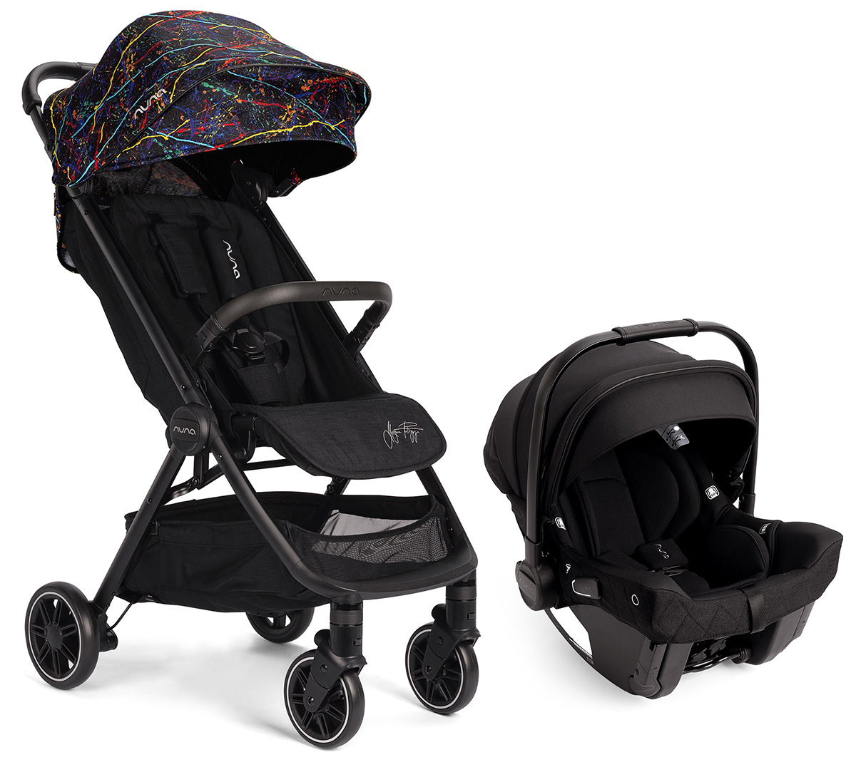 Nuna Trvl Pipa Urbn Travel System Rainbow By Georgette Polizzi
