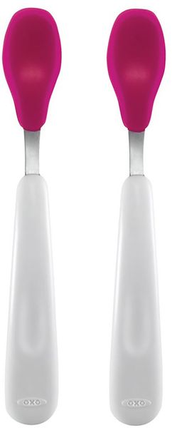 OXO Tot Feeding Spoon Set - Pink