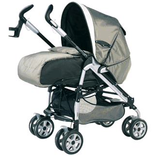 Peg Perego Pliko Pramette Single Stroller 2007 Toffee