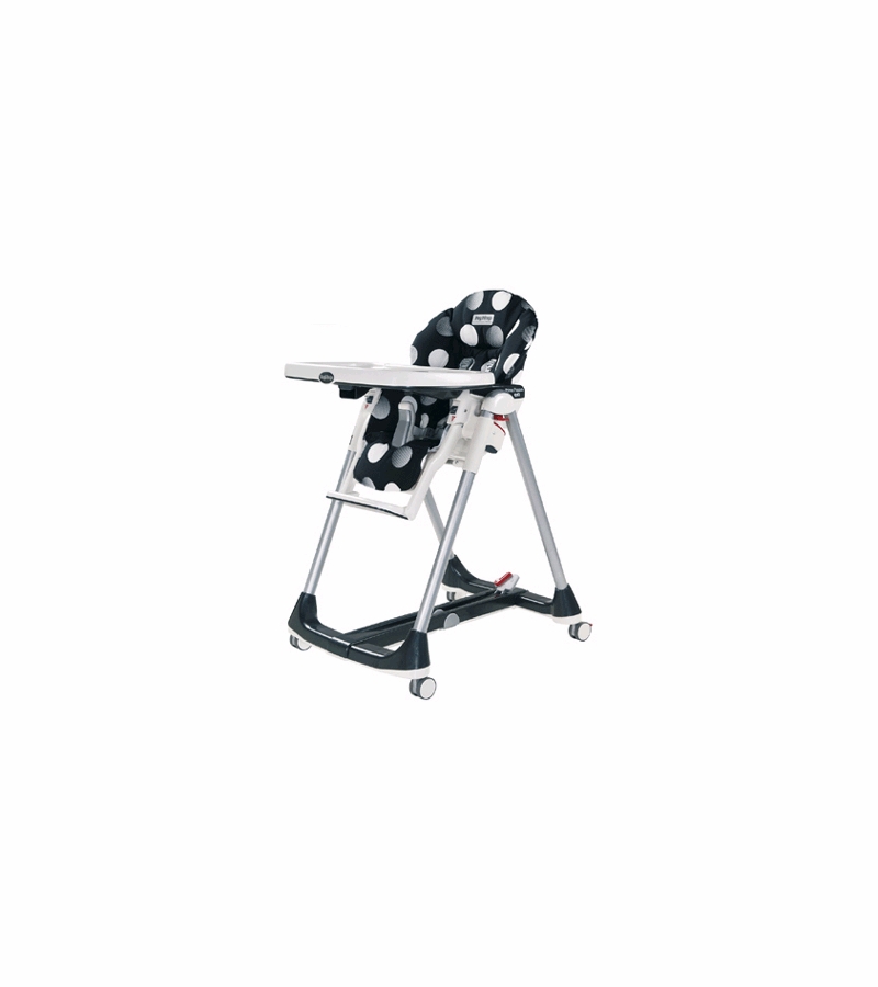 Peg Perego Prima Pappa Diner High Chair 2007 Revi Black Fabric