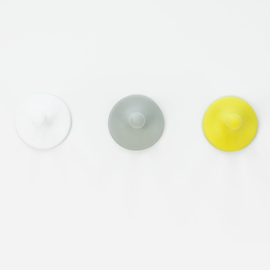 Puj Nubs 3 Pack - White, Grey, Yellow