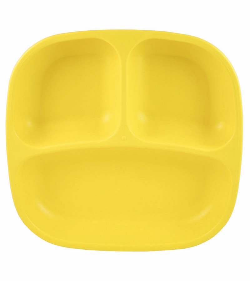 Re-Play 7" Divided Plate - Yellow