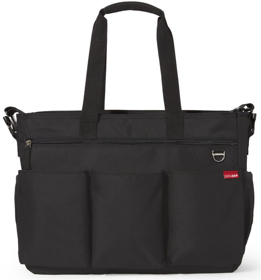 Skip Hop Duo Double Signature Diaper Bag - Black