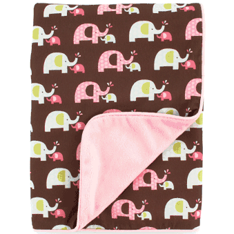 Skip Hop Pink Elephant Blanket