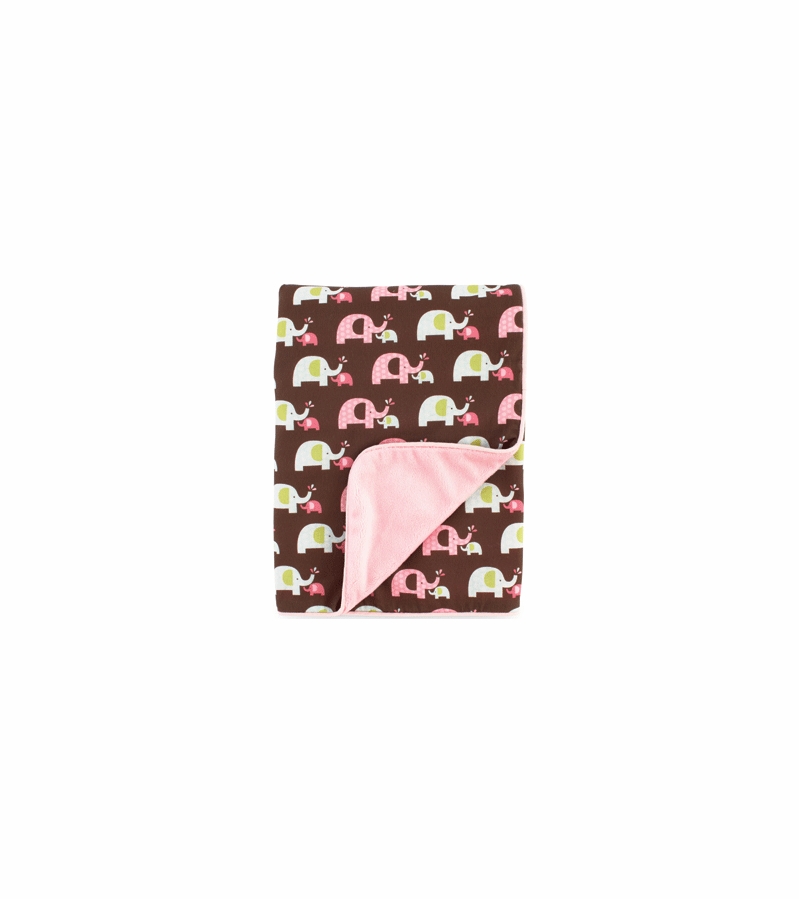 Skip Hop Pink Elephant Blanket