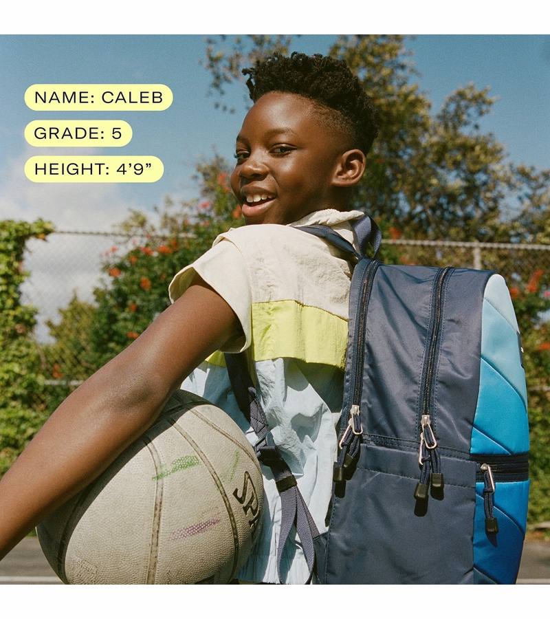 State Bags Kane Kids Large Backpack - Metallic Puffer Checkerboard