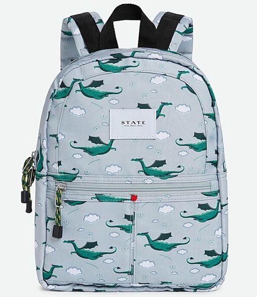 State Bags Mini Kane Kid Backpack - Gray Multi