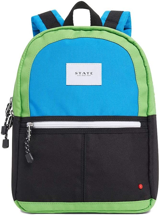 State Bags Mini Kane Kids Backpack - Black/Green