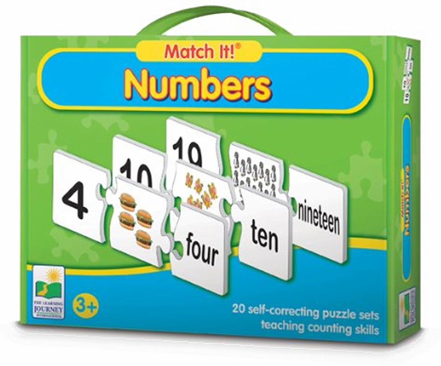The Learning Journey Match It! - Numbers