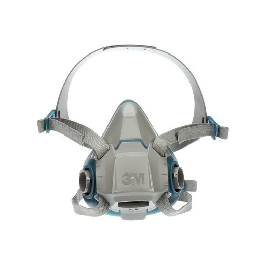 3M Rugged Comfort Half Face Reusable Respirator 6502/49489, Medium