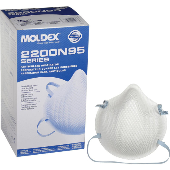 Moldex 2201 N95 Particulate Respirator Mask (20 pack)