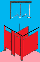 Solid Plastic Toilet Partitions - Buy Restroom Stalls - All Partitions