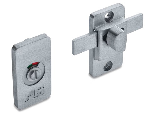 Satin Stainless Steel Latch for ASI Integrated Privacy Metal Partitions ...