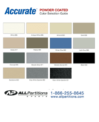 Powder Coated Metal Colors Chart | All Partitions