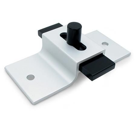 Restroom Stall Door Latch: Aluminum Slide Bolt Latch | All Partitions