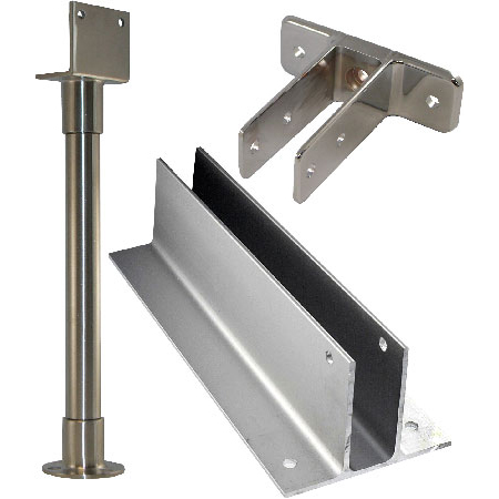 Toilet Partition Brackets - Restroom Stall Brackets