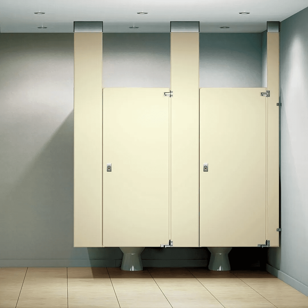 Ceiling Hung Restroom Stalls - Powder Coated