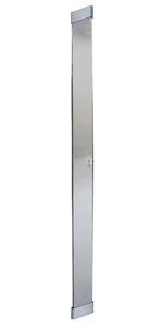 Floor To Ceiling Stainless Steel Pilasters - All Partitions and Parts