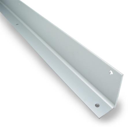 57" High Full Height Aluminum 'L' Bracket for Panel, Pilaster & Urinal ...