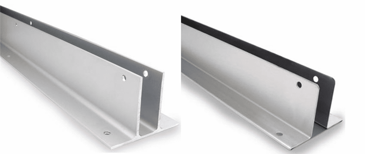 Full Height Two Ear Bracket for Panel/Pilaster/Screen - Aluminum or ...