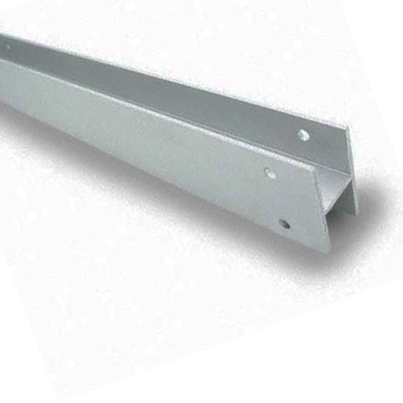 'H' Style Aluminum Alcove Bracket - 54" High | All Partitions & Parts