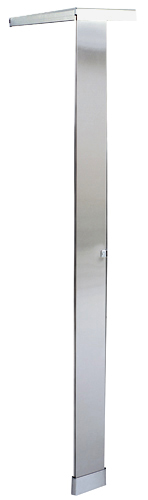Overhead Braced Stainless Steel Pilasters - Bathroom Partitions and Parts